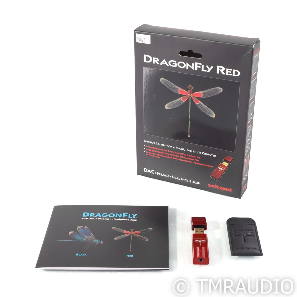 AudioQuest DragonFly Red USB DAC & Headphone Amplifier | eBay