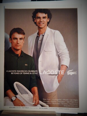 LACOSTE FINE FASHIONS ORIG VTG 2013 ADVERTISEMENT | eBay