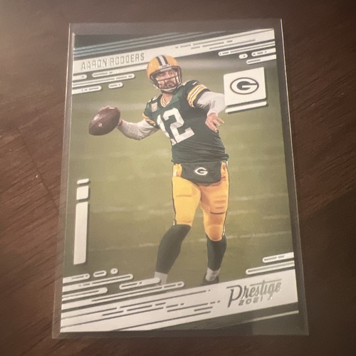 Green Bay Packers Aaron Rodgers 2021 Panini Prestige Football Card #104 ...