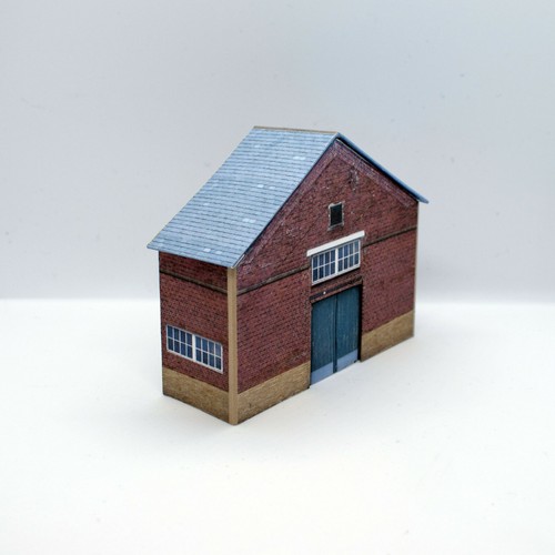 Card Low Relief OO Gauge Industrial Building 1/76 Scale 4mm model ...