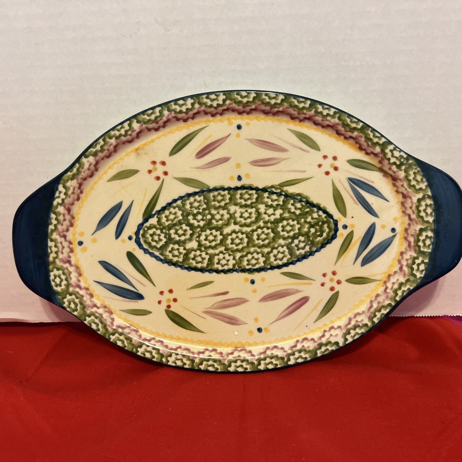 1 Oval Serving Plate Temptations by Tara Old World Presentable Ovenware ...