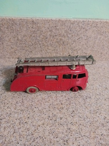 Dinky Fire Engine Ladder Truck #555 Original Die Cast Car Red FOR PARTS ...