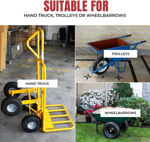 16 Inch Inner Tube Wheelbarrow Wide Wheel Pneumatic Rubber Straight ...