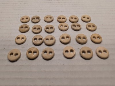 Buttons - Hole Bone Buttons