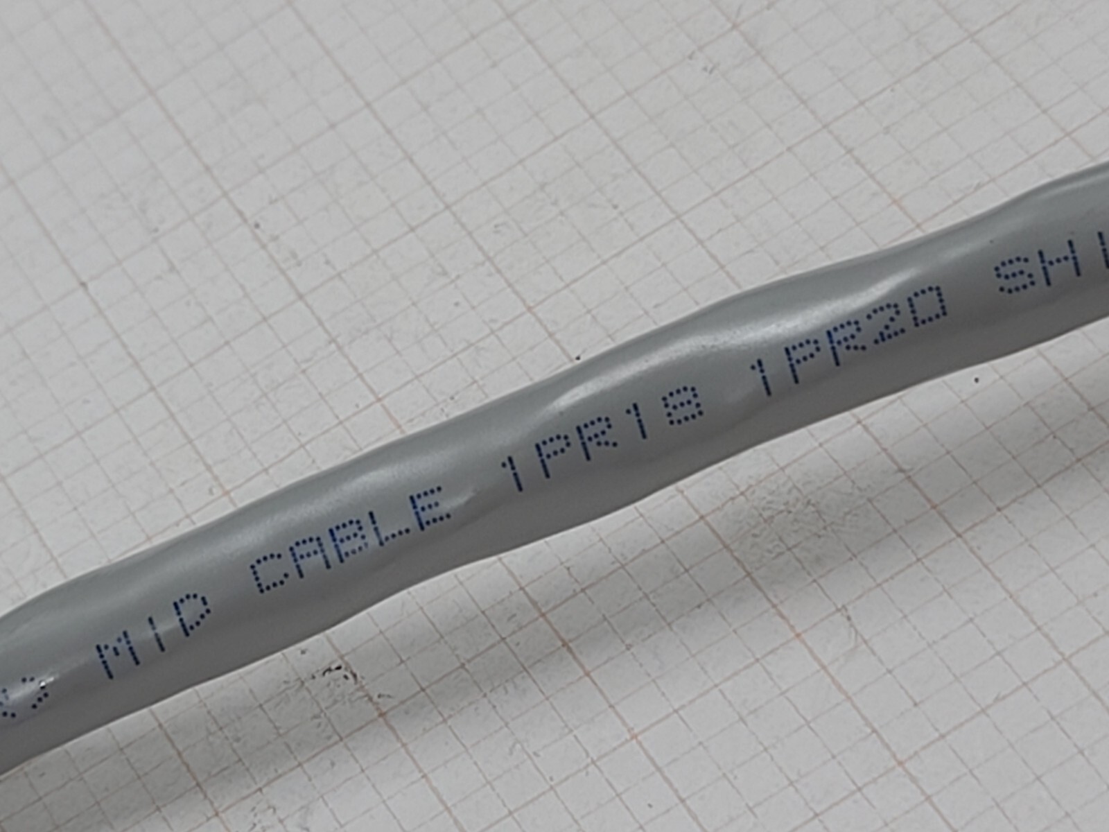 Belden 7895A 18/1P+20/1P Multi-Shielded DeviceBus Mid Data Cable PLTC Gray/10ft | eBay