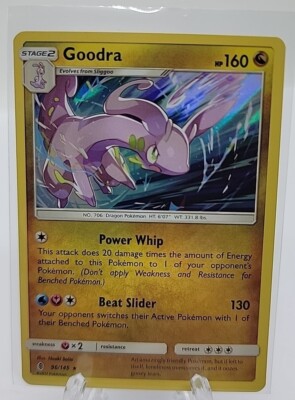 Goodra 96/145 Holo Rare Pokémon Card 2017 Guardians Rising LP-NM | eBay