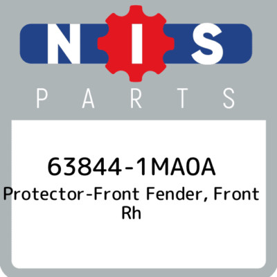 63844-1MA0A Nissan Protector-front fender, front rh 638441MA0A, New ...