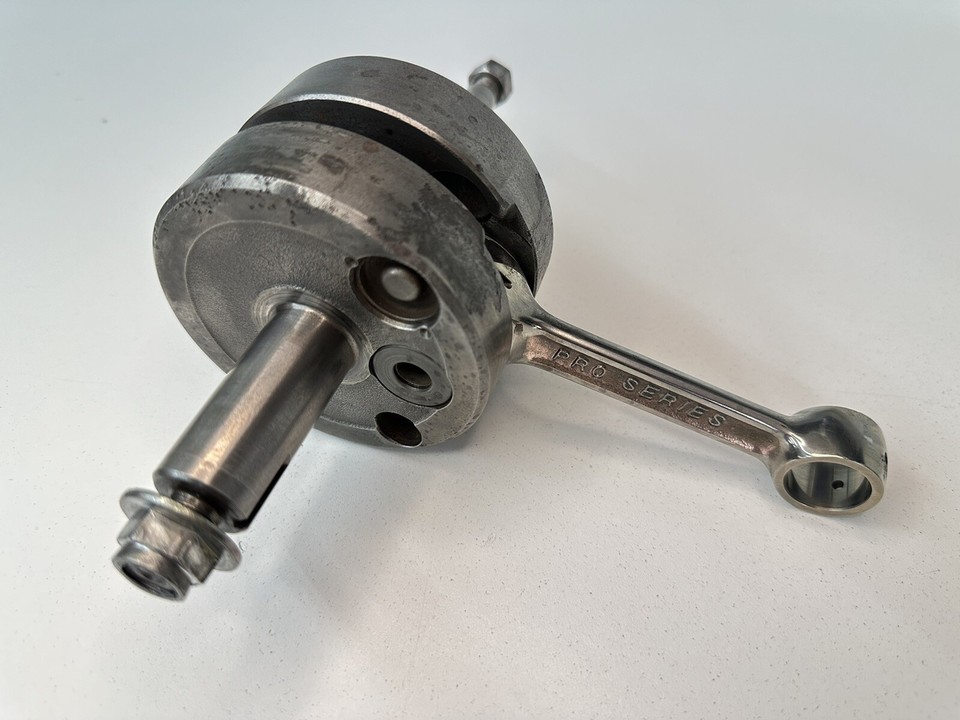 USED 90 1990 YAMAHA YZ125 YZ 125 CRANKSHAFT CRANK W IMS PRO SERIES ROD ...