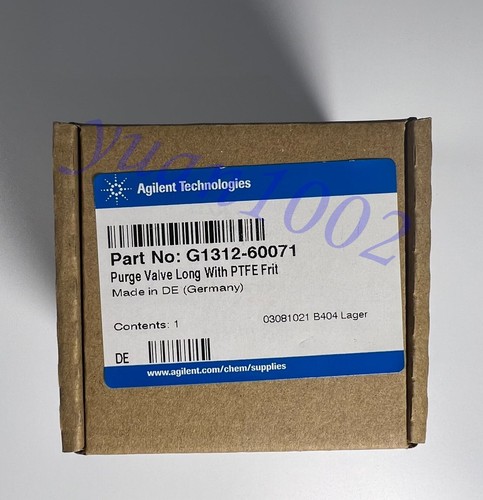 1PCS NEW Agilent G1312-60071 Drain valve Fast delivery | eBay