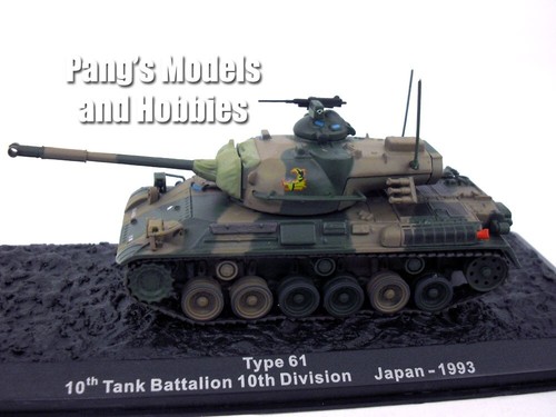 Type-61 Type 61 Japanese Tank - JGSDF - Japan 1/72 Scale Diecast Model ...