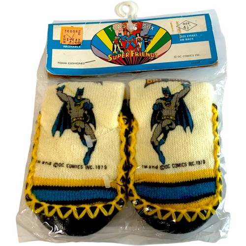 Vintage 1979 Batman Slippers in Original Unopened Package DC Comics ...