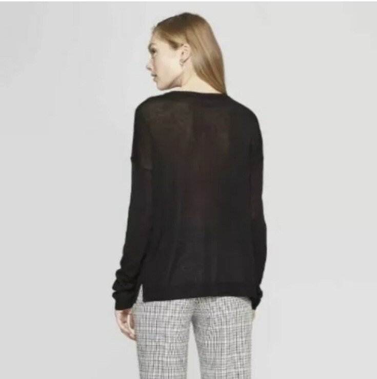 Women's Long Sleeve Crew Neck Pullover Sweater - A New Day - S - NWT ...