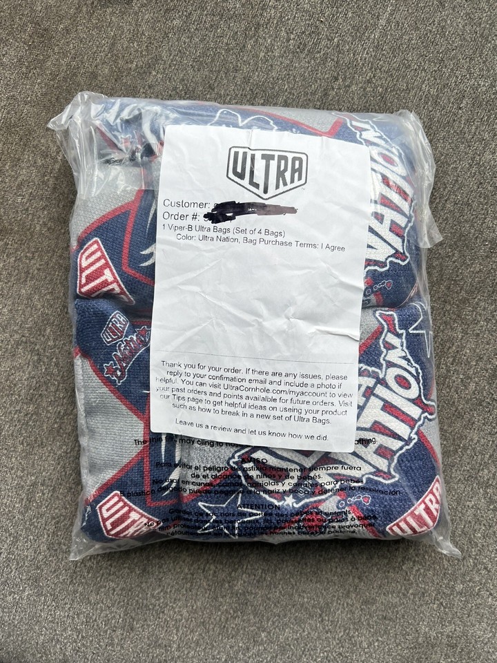 Ultra Cornhole Viper B Ultra Nation Cornhole Bags ACL PRO STAMP 2023 | eBay
