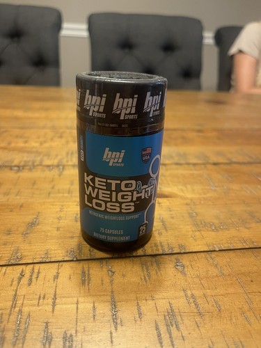 BPI Sports Keto Weight Loss "1st Ketogenic Fat Burner" 75 Caps MCTs BHB ...