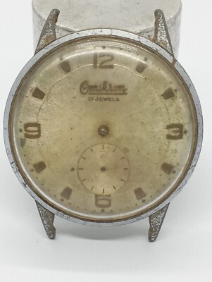 VINTAGE Swiss made Omikron watch movement cal. F 750 from 1960's good ...