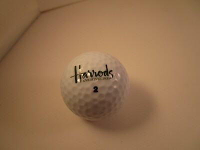 Harrods Knightsbridge Souvenir Golf Ball 2 Advertising | eBay