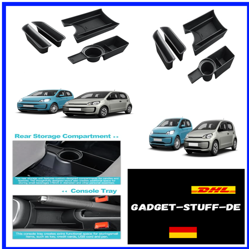CDEFG Kompatibel mit VW UP GTI/Seat MII/Citigo 2013-2023 Mittelkonsole ...