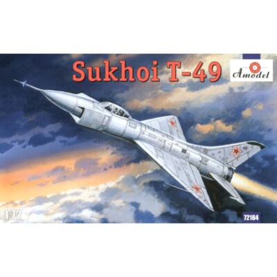 Amodel72184 Plastic model airplane kit Scale 1:72 Sukhoi T-49 Soviet ...