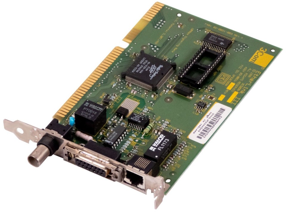 Network Card 3Com Etherlink III 3C509B-C Combo 10Mbps ISA 03-0021-004 ...