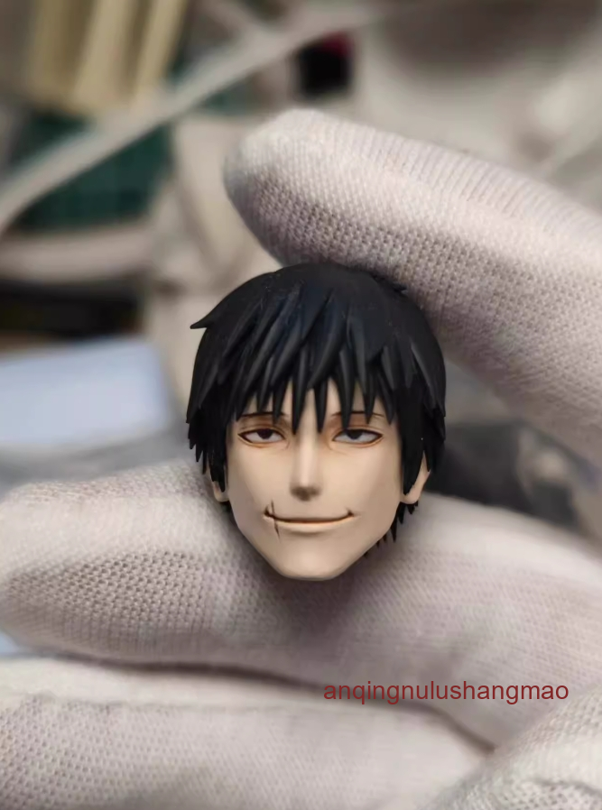 Custom Jujutsu Kaisen Fushiguro Toji Head for 1/12 Romankey Body（No ...