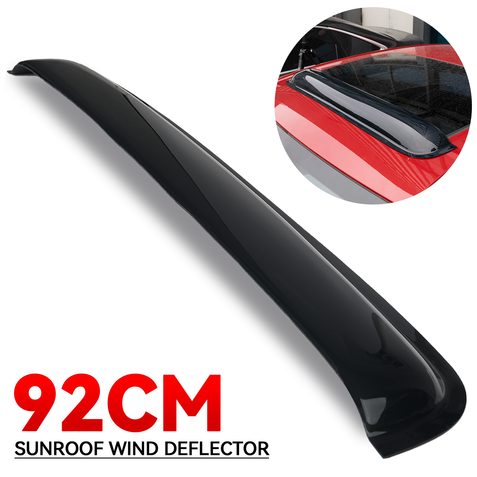 Universal 36.2" Moonroof Visor Window Top Sunroof Wind Deflector Rain ...