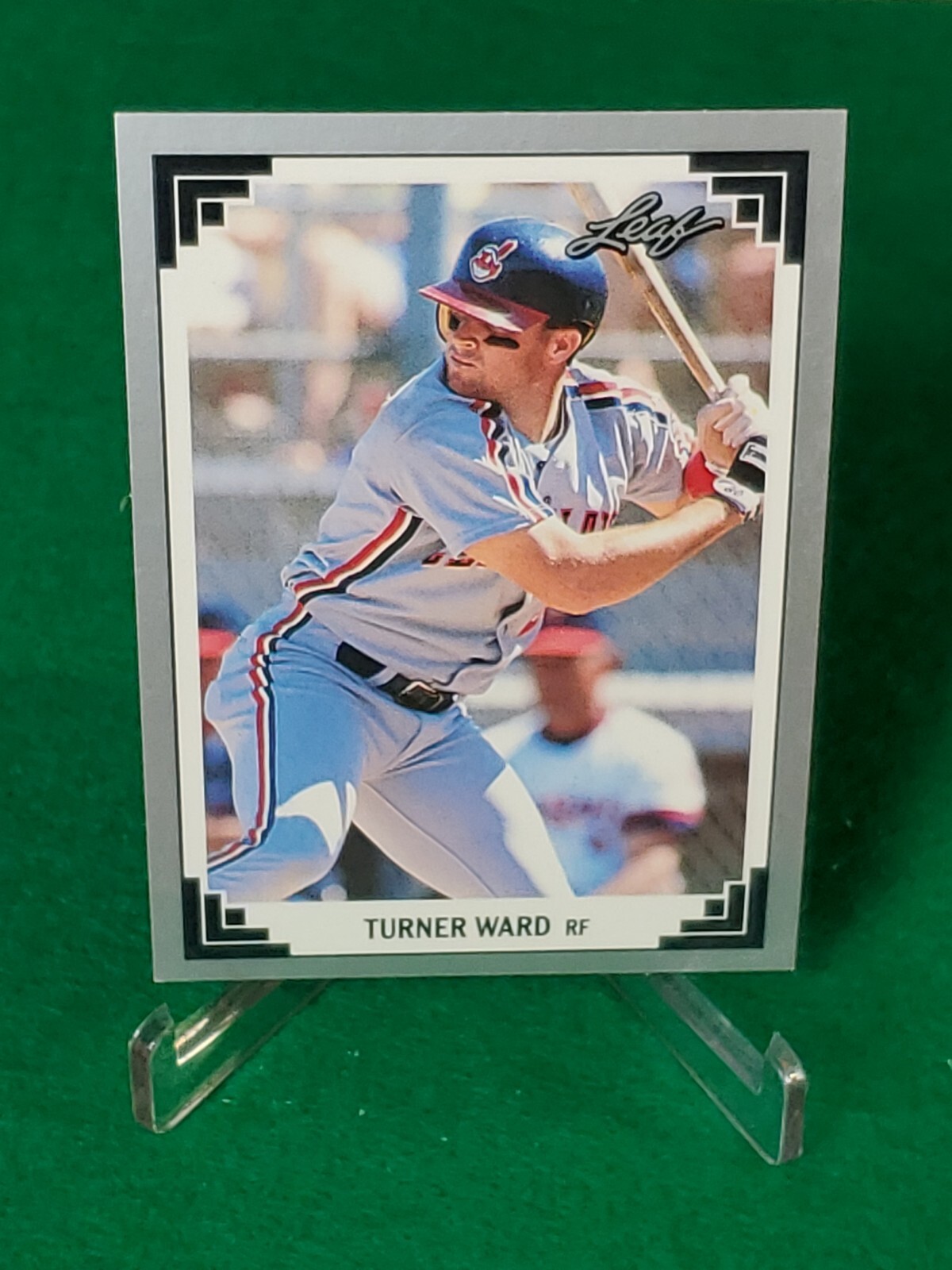 1991 Leaf Baseball #449 Turner Ward Rookie RC Cleveland Indians ...