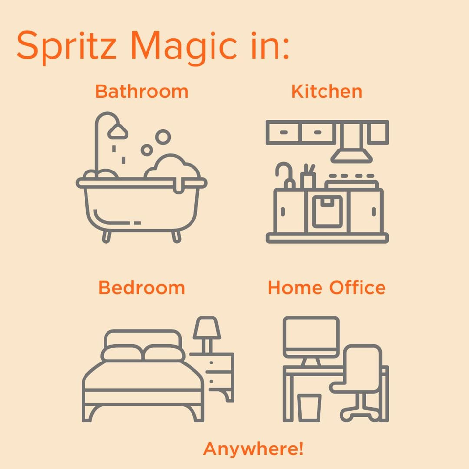 Citrus Magic Natural Odor Eliminating Air Freshener Spray, Orange Blast ...