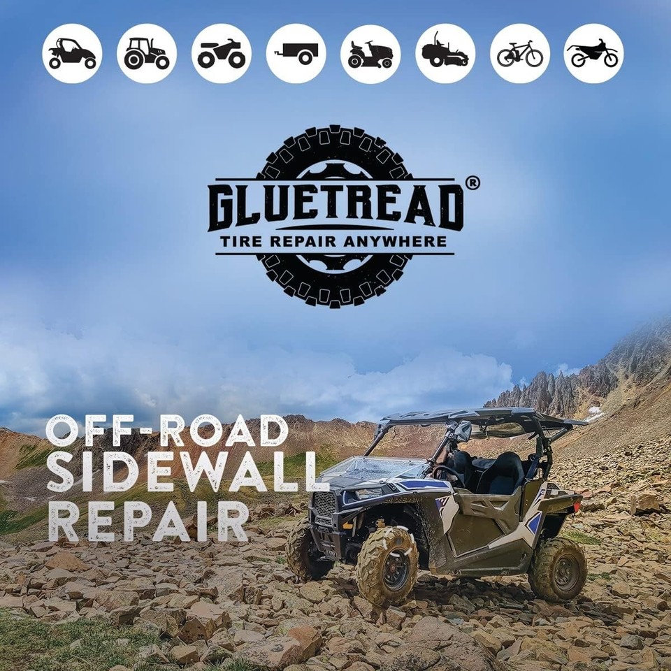GlueTread SxS Tire Repair Kit Ultimate Off-Road Tire Repair Kit | eBay