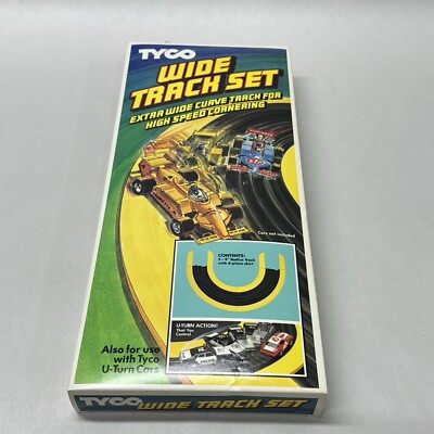 Tyco Slot Car TRACK BERM Wide Racing #6784 w/ 2x Turns - New In Box! | eBay
