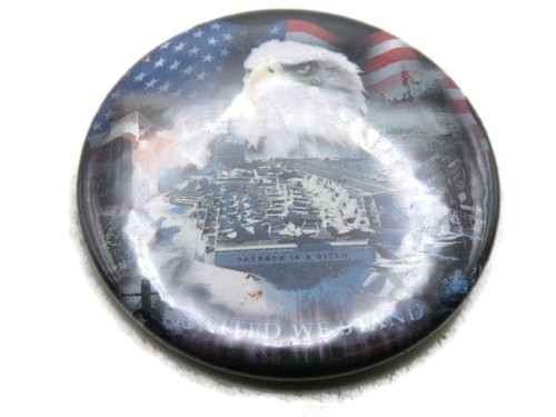 United We Stand Button American Eagle & Flag | eBay