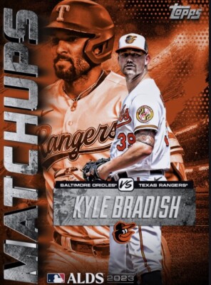 Digital Topps Bunt Kyle Bradish Postseason Matchups 23 S1