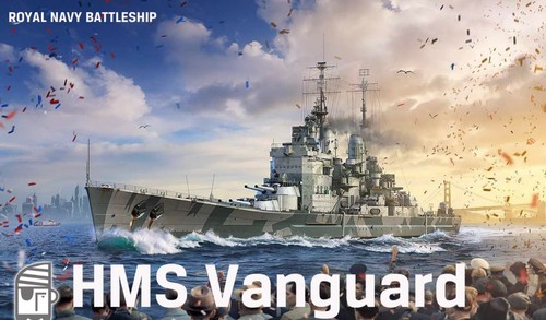 3D Printed 1/700 British HMS Vanguard Battleship Unpainted Model Kit ...