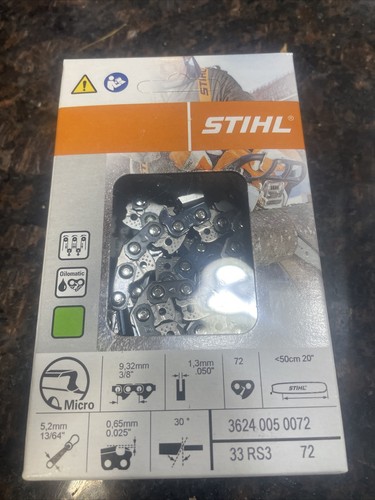 STIHL Chainsaw Chain 33 RS3 72 | eBay