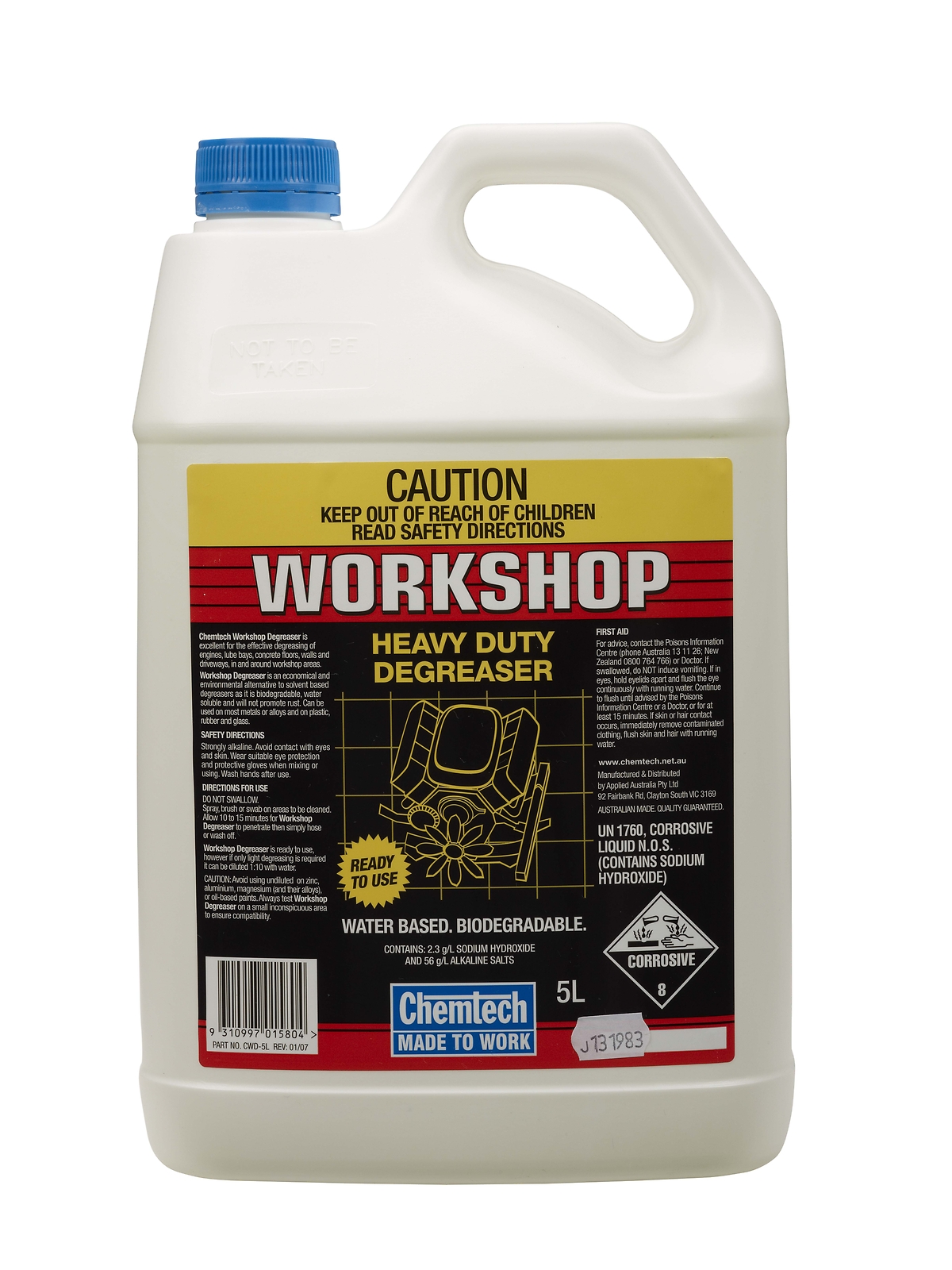 Chemtech CWD-5L Parts Cleaner for sale online | eBay Australia