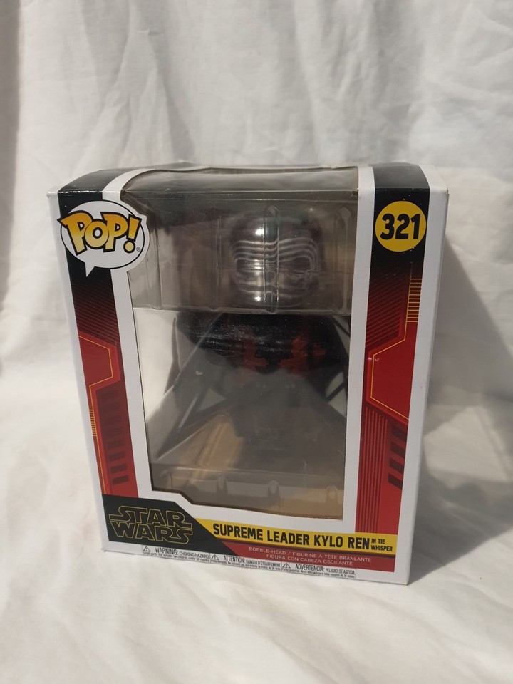 Funko POP - Star Wars - Supreme Leader Kylo Ren In Tie Whisper 321 ...