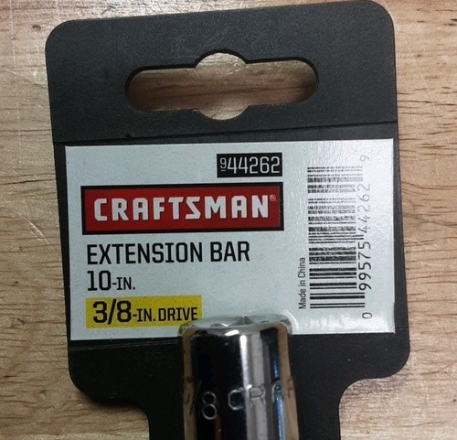 Craftsman 10" Socket Ratchet Extension 3/8" Drive 44262 G Series Made ...