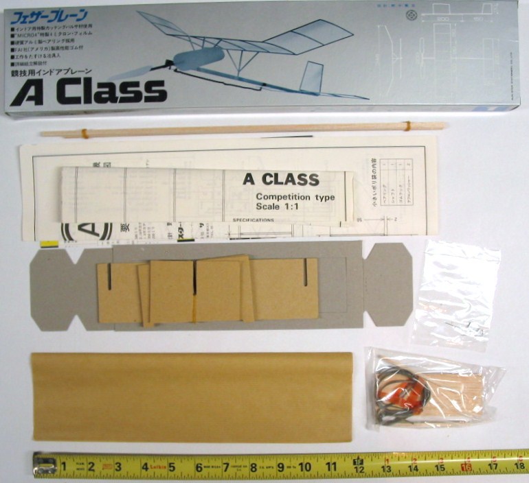 A Class Indoor Free Flight Balsa Model Kit - Sealed | eBay