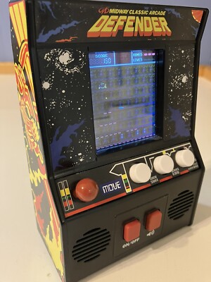 Midway Classic Arcade Defender Mini Arcade Game #09601 - Tested ...