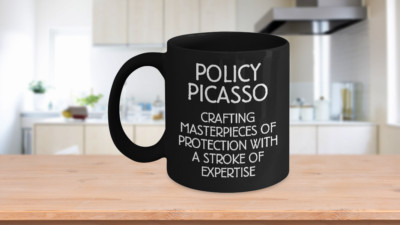 Life Insurance Agent Mug Funny Insurance Broker Gift for Independent ...