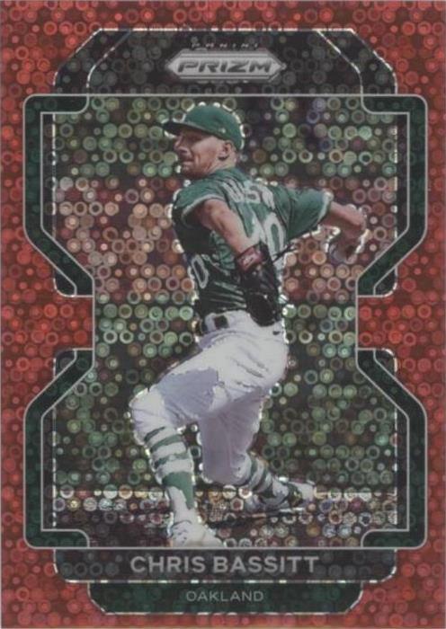 2022 Panini Prizm - Tier II Chris Bassitt #125 Red Donut Circle Prizm ...