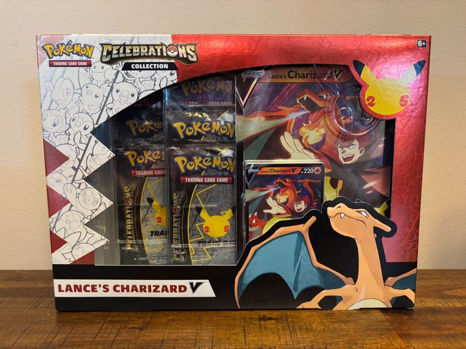 Pokemon TCG Celebrations Dark Sylveon & Charizard V Collection Boxes ...