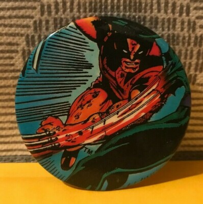 VINTAGE 1987 MARVEL COMICS WOLVERINE X-MEN COLLECTIBLE BUTTON PIN RARE ...