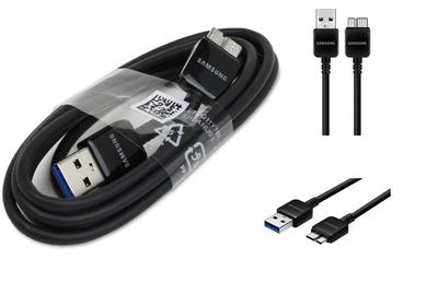 New Original Samsung Galaxy S5 Note 3 USB 3.0 Charging Data Cable Black ...