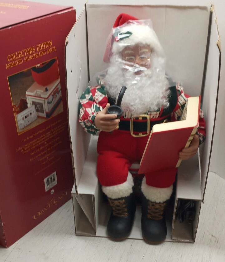 Vintage Rare 95 Grandeur Noel Animated Story Telling Santa Collector's ...