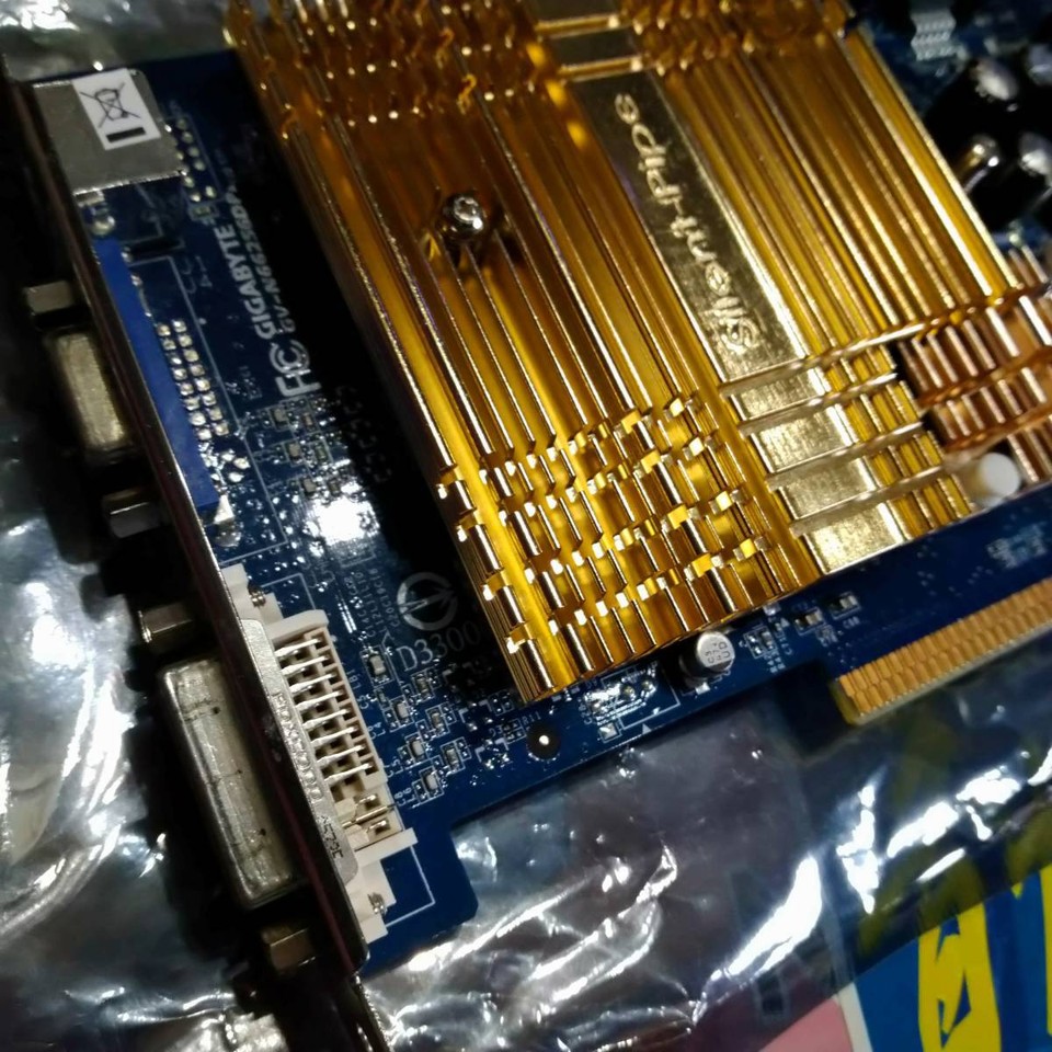 Gigabyte Gv-N66256Dp Agp 256Mb 8X Nvidia Geforce 6600 Fanless | eBay