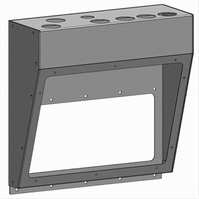 Blendtron Product, 10" Angled Tray w/Cover & Hardware, for 15K Sol-Ark ...