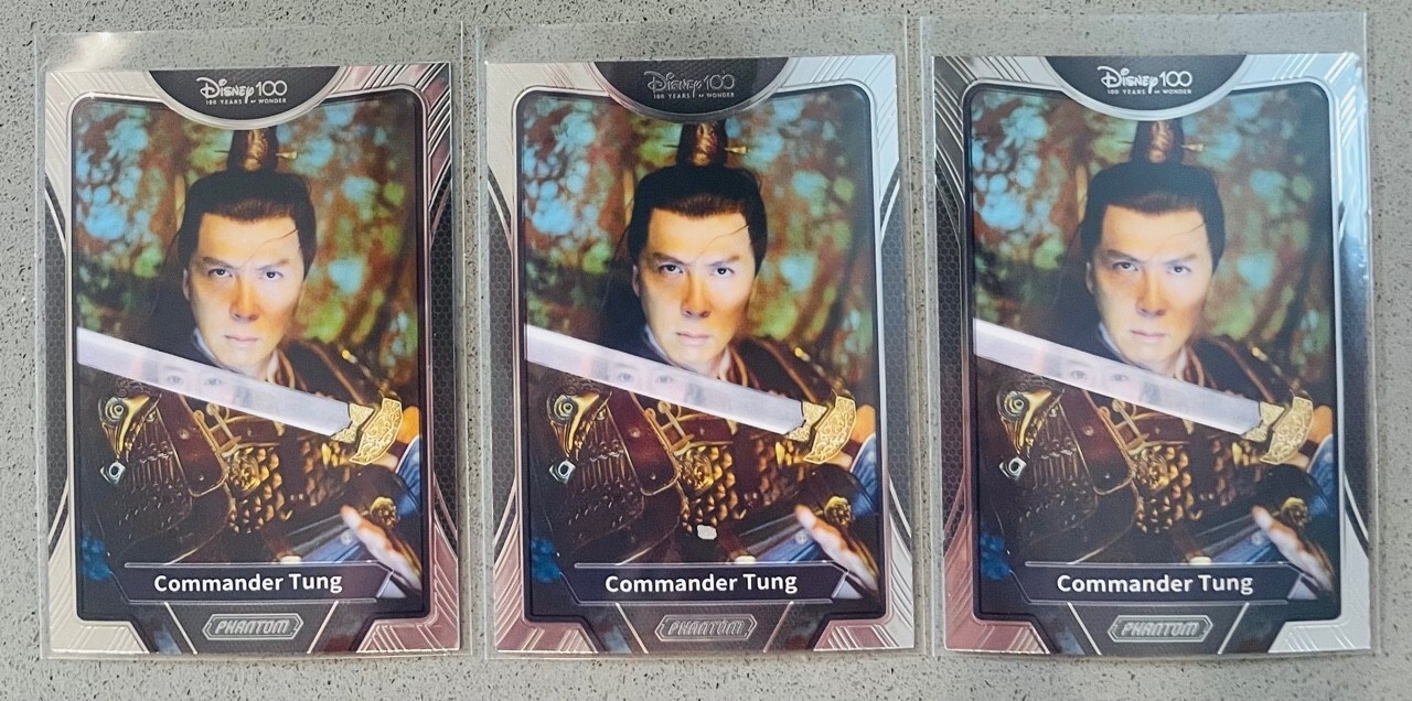 Commander Tung 3x Lot 2023 Kakawow Phantom Disney 100 Years of Wonder ...