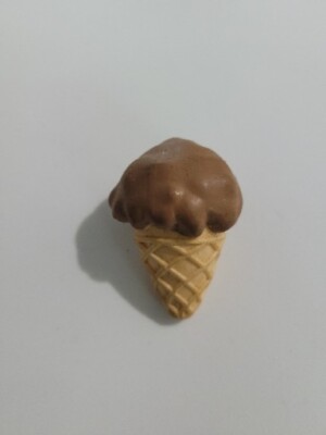vintage 80s RUSS Yummy Ice Cream Cone 🍦1.5" ERASER 1980s Chocolate J2 ...