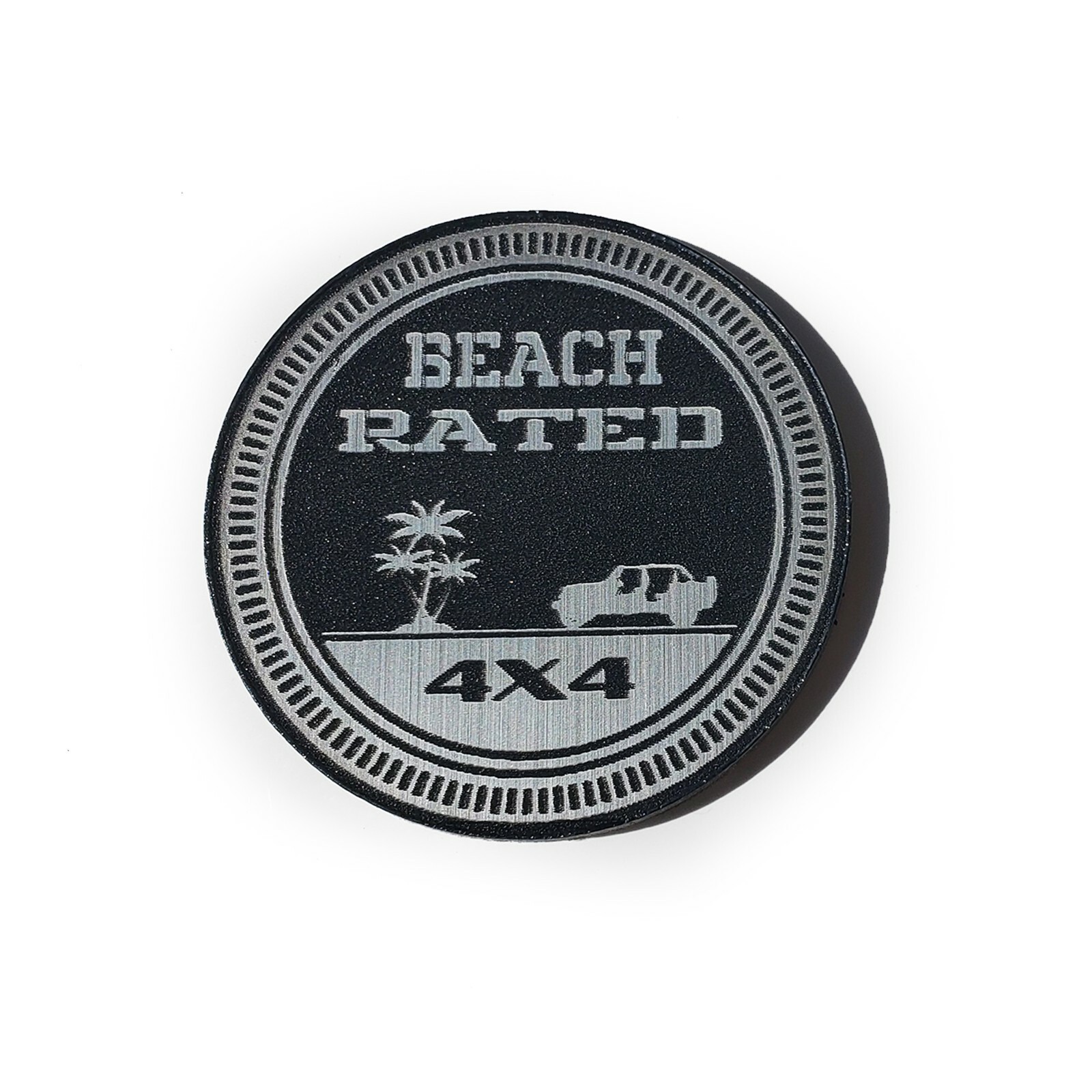 Pair (2) BEACH Rated Fender Badges fits JEEP WRANGLER YJ JL JK TJ CJ ...