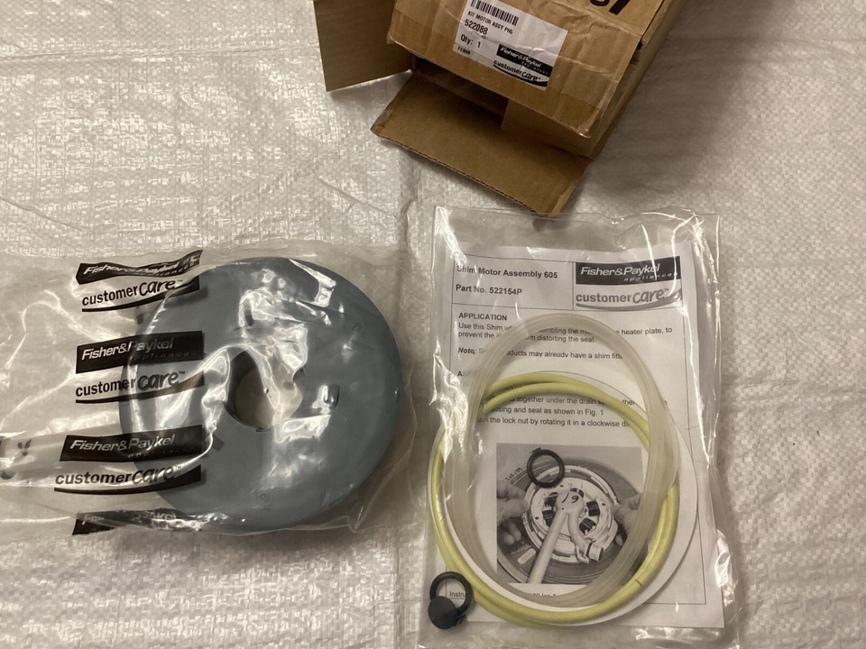 522088 KIT PUMP MOTOR ASSEMBLY FISHER & PAYKEL NEW OEM PART DISHWASHER ...